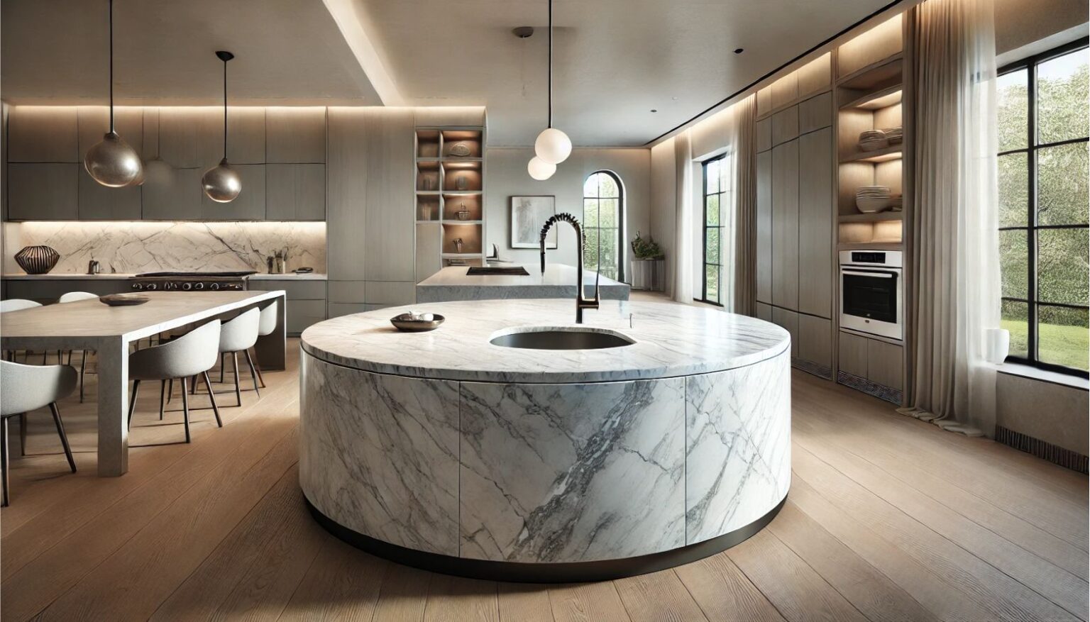 Round Kitchen Island